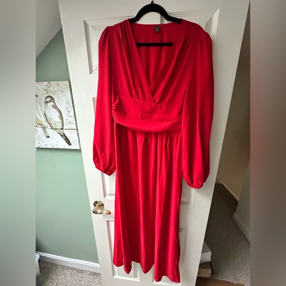 SHEIN | Dresses | Shein Bold Red Top | Poshmark